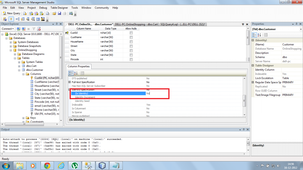 How To Insert Missing Sql Server Identity Column Values Using Set Identityinsert Command Asp