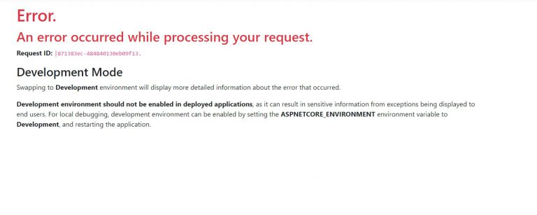 How to Fix Unhandled Exception Occured While Deploying ASP.NET Core ...